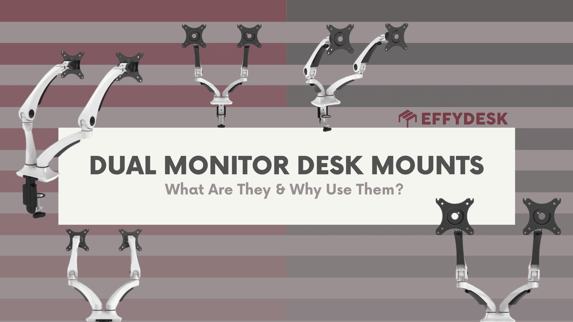 Dual Monitor Mounts: What Are They and Why Use Them? | EFFYDESK