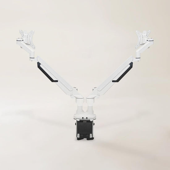 Robust Aircraft Aluminum Dual Monitor Arms | EFFYDESK
