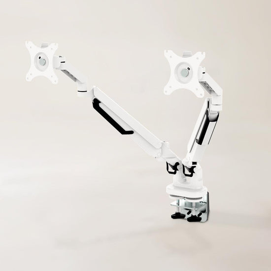 Robust Aircraft Aluminum Dual Monitor Arms | EFFYDESK