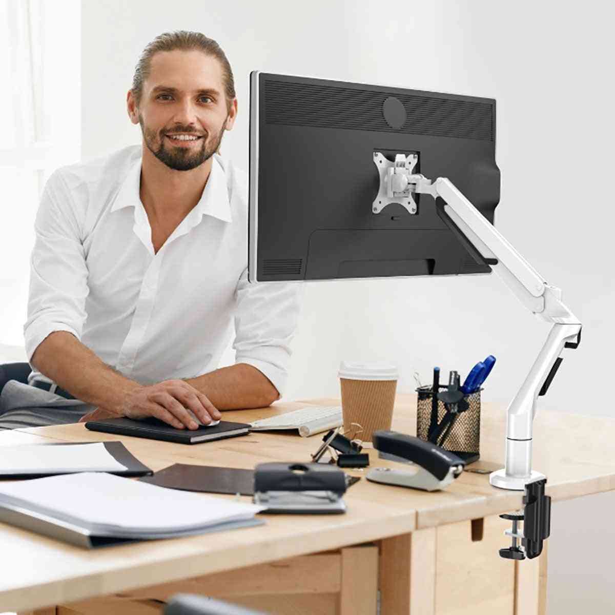 Robust Aircraft Aluminum Single Monitor Arms | EFFYDESK